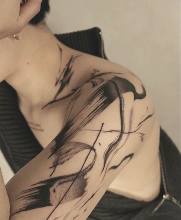Arte Abstrata na Pele: As 21 Tatuagens Abstratas Mais Impressionantes