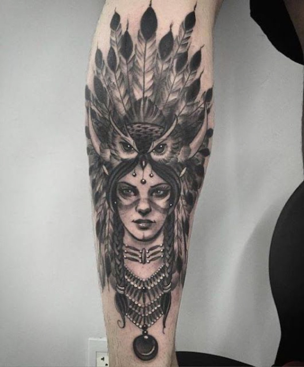 Inspirações para a sua Próxima Tatuagem Feminina na Panturrilha ...